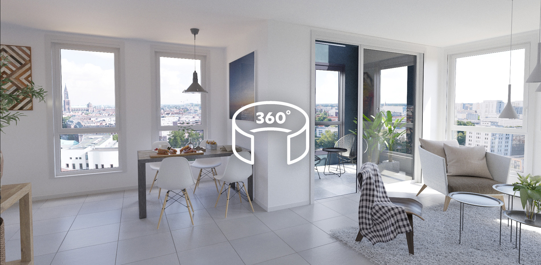 Visite virtuelle d'appartement - Inventive Studio